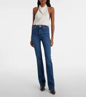 FRAME Reboot High-rise Flared Jeans