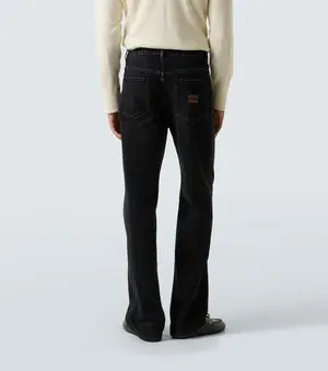 Miu Miu Mid-rise Straight Jeans
