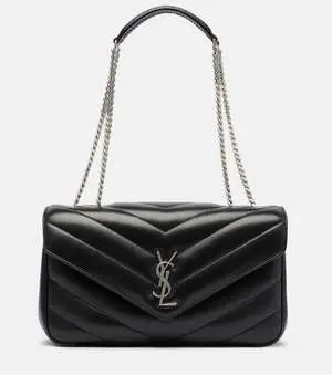 Saint Laurent Loulou Medium Shoulder Bag - Black
