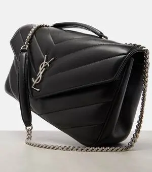 Saint Laurent Loulou Medium Shoulder Bag - Black