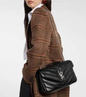 Saint Laurent Loulou Medium Shoulder Bag - Black