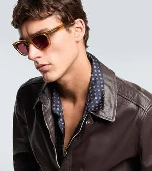Saint Laurent Sl 838 Large Square Sunglasses - Yellow
