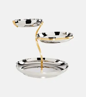 L'Objet Deco Leaves Large Serving Stand