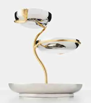 L'Objet Deco Leaves Large Serving Stand