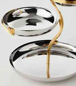 L'Objet Deco Leaves Large Serving Stand
