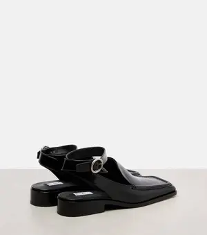 Alaïa Leather Slingback Flats