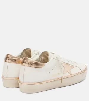 GOLDEN GOOSE Hi Star Leather Sneakers