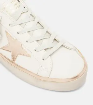 GOLDEN GOOSE Hi Star Leather Sneakers