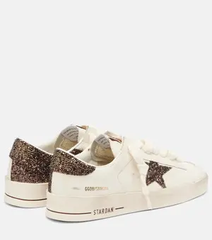 GOLDEN GOOSE Stardan Embellished Leather Sneakers