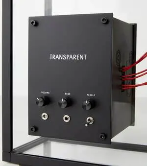 TRANSPARENT Glass Speaker - Black