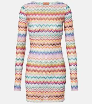 Missoni Zigzag Lamé Minidress