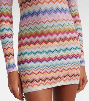 Missoni Zigzag Lamé Minidress