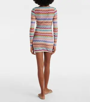 Missoni Zigzag Lamé Minidress
