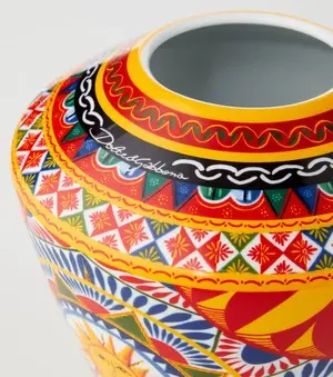 Dolce & Gabbana Carretto Small Porcelain Vase