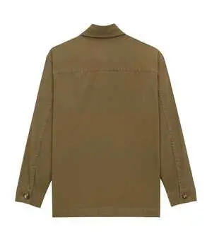 Saint Laurent Cotton Gabardine Overshirt - Beige