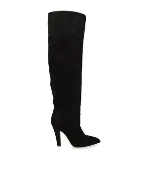 Women's High Heel Black Boots