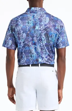 Robert Graham Brettman Short Sleeve Performance Polo