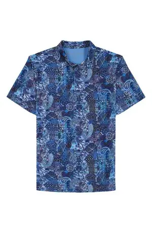 Robert Graham Brettman Short Sleeve Performance Polo