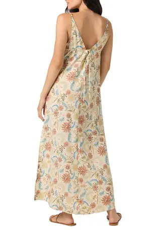 O'Neill Althea Lunar Print Sleeveless Maxi Dress