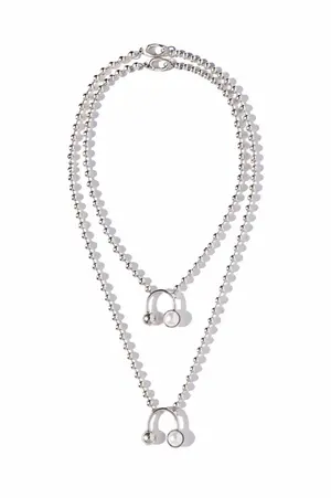 67JEWELRY Pearl Necklace - Silver