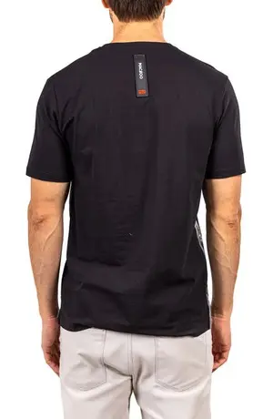 MACEOO Insignia Allover Logo Stretch Cotton T-shirt