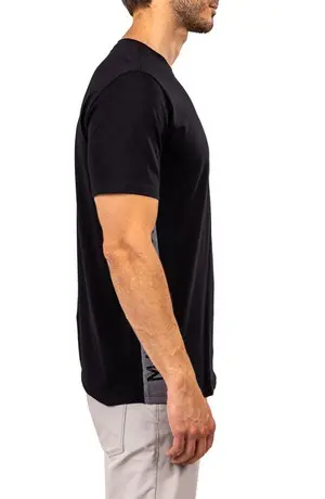 MACEOO Insignia Allover Logo Stretch Cotton T-shirt