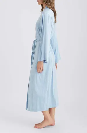 PAPINELLE Kate Stretch Modal Maxi Robe - Winter Blue