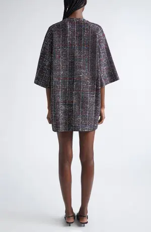 Missoni Sequin Plaid Knit Minidress