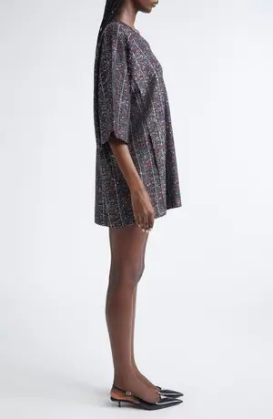 Missoni Sequin Plaid Knit Minidress