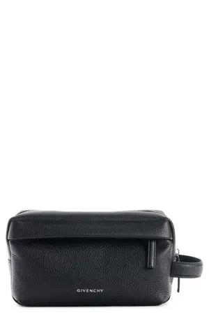 Givenchy Leather Travel Pouch - Black
