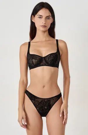 ETAM Badinage Embroidered Underwire Balconette Bra