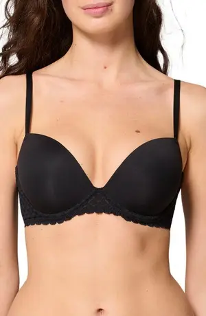 Simone Perele Subtile Underwire Push-up Bra - Black