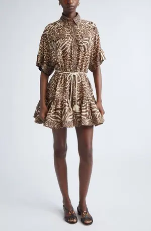 Zimmermann Animal Print Day Dresses