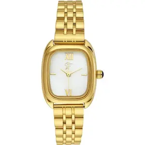 ST. MORAN 18k Plate Bracelet Watch - Gold