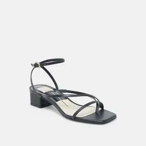 DOLCEVITA Karlos Strappy Sandals - Black Leather