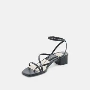 DOLCEVITA Karlos Strappy Sandals - Black Leather