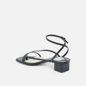 DOLCEVITA Karlos Strappy Sandals - Black Leather