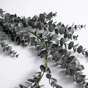 DARBY CREEK TRADING Midnight Eucalyptus Fall Halloween Table Runner Mantel Garland