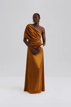 Malina Open Back Evening Dresses