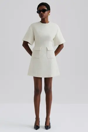 MALINA Rayna Boucle Mini Dress