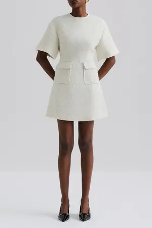 MALINA Rayna Boucle Mini Dress