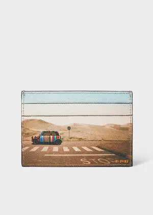 Paul Smith Desert Mini' Leather Card Holder
