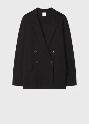 Paul Smith Milano Knit Double-breasted Blazer