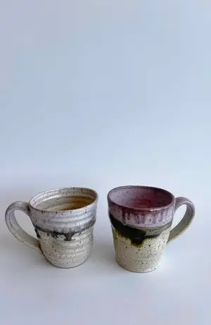 GINA DESANTIS CERAMICS Borealis Cafe Cups - Dawn
