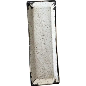 GINA DESANTIS CERAMICS Luna Medium Rectangular Tray - Sand