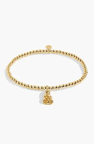 A LITTLES & CO Charm Bracelet - Metallic Gold