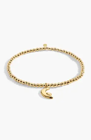 A LITTLES & CO Gold-tone Plated Charm Bracelet - Metallic Gold