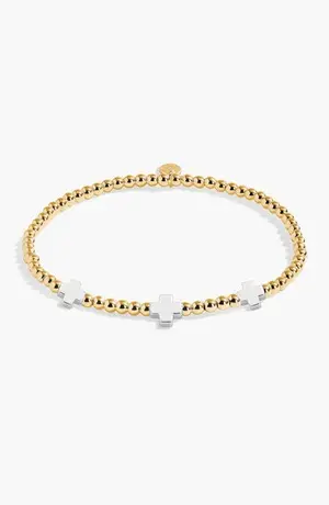 A LITTLES & CO Faith A Little 'faith, Hope, Courage' Charm Bracelet