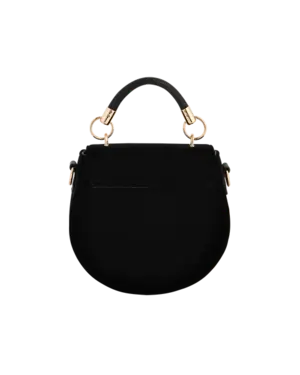 FABLE ENGLAND Fox And Owl Embroidered Saddle Bag - Black