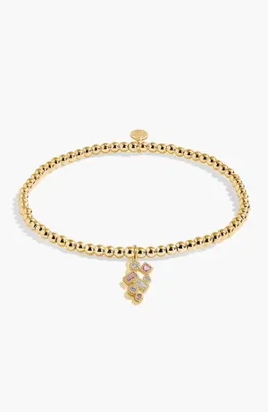 A LITTLES & CO Charm Bracelet - Metallic Gold